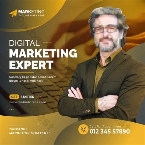 기업 디지털 마케팅 대행사 Facebook Instagram 소셜 미디어 게시물 V6 Png Eps 무료 다운로드 Pikbest