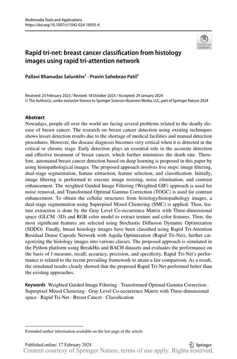 Rapid Tri Net Breast Cancer Classification From Histology Images Using Rapid Tri Attention Network Rapid Tri Net Breast Cancer Classification From Histology Images Using Rapid Tri Attention Network