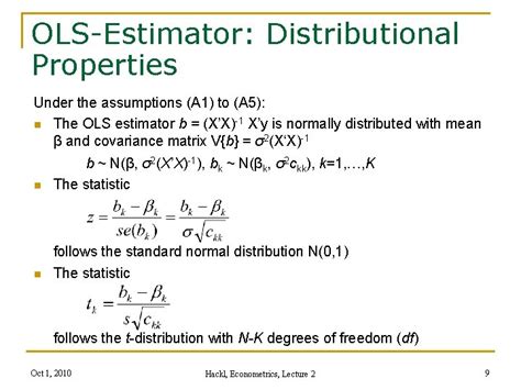 Econometrics Lecture 2 Introduction To Linear Regression Part