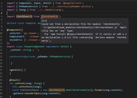 use in angular · issue 78 · martijnversluis chordsheetjs · github