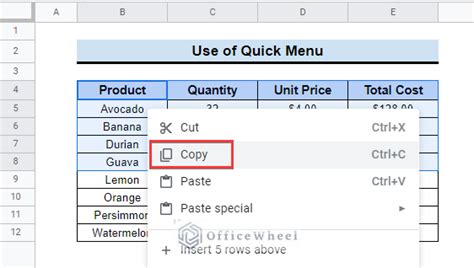 How To Copy And Paste Multiple Cells In Google Sheets 4 Ways