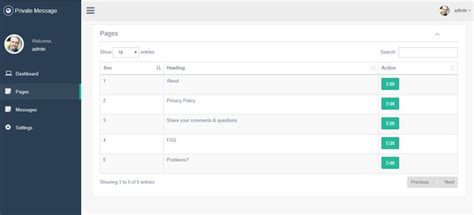 Private Message PHP Script For Secure Communication