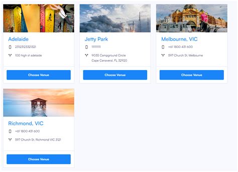 Booking Website Layout Design Customising Options Venuesumo Help