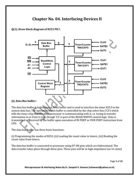 interfacing of 8253 programmable interrupt timer with 55 off