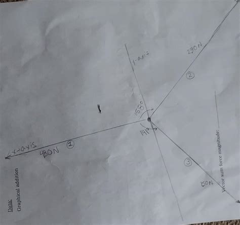 Solved How Do I Find The Vector Sum Force Magnitudw By Using Chegg