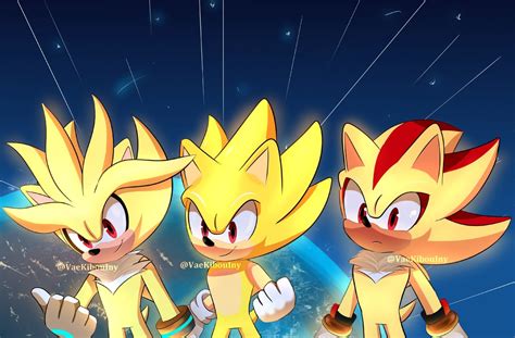 Super Sonic And Super Shadow And Super Silver Super Shadow Part 1