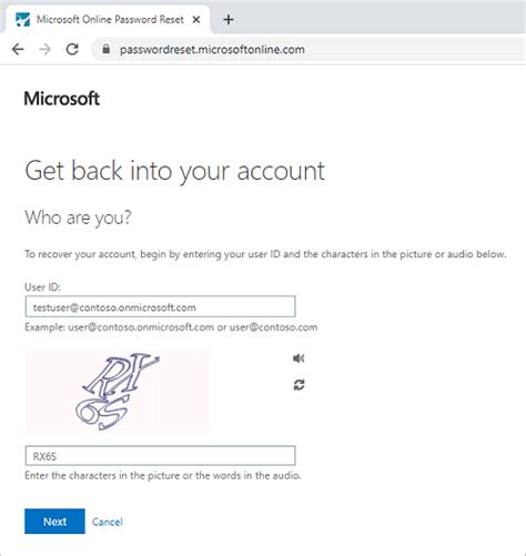 사용자가 Azure Active Directory 셀프 서비스 암호 재설정을 사용하여 계정의 잠금을 해제하거나 암호를 다시