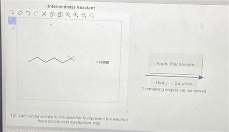 Solved ODCX (Intermediate) Reactant Br Tip: Add curved | Chegg.com