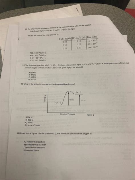 solved 30 the following set of data was obtained by the