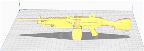 🔫 M249 [rust]・ Stl File For 3d Printing・cults