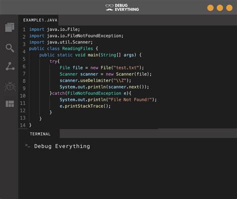Debug Everything Within Java There Are Several Ways To Read A Plain