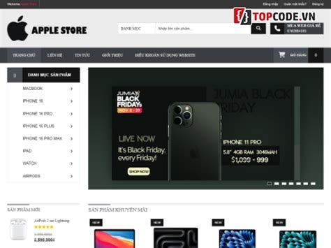 Full code website ASP NET MVC cửa hàng BÁN ĐIỆN THOẠI Iphone Macbook