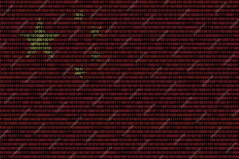 Premium Photo Matrix Binary Code Of Zeros And Ones In China Flag Colors Concept Of Computer