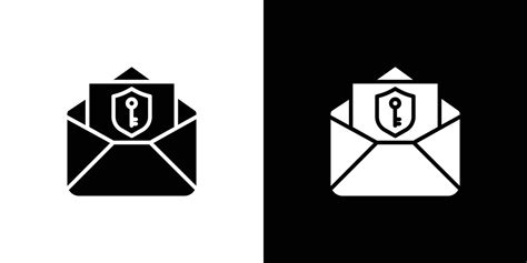 Email Security Key Icon Set Illustration 50572478 Vector Art At Vecteezy