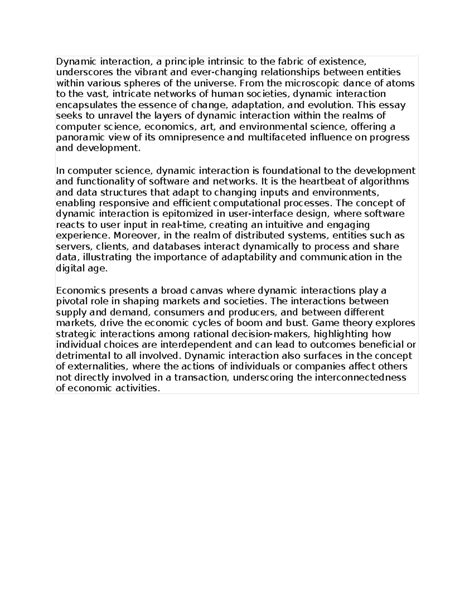 Dynamic Interaction 11sdjakjdlkadksjakdjla Dynamic Interaction A