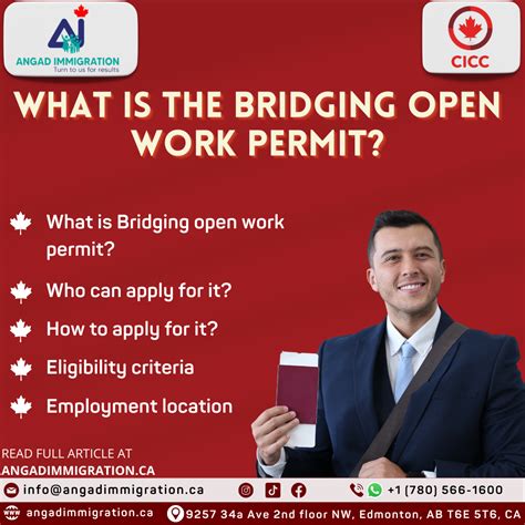 what is the bridging open work permit and how to apply for it