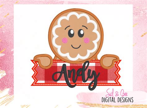 Gingerbread Man Banner Sid And Bee