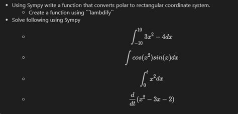 Solved Plot Following Functions Using Matplotlib And Chegg