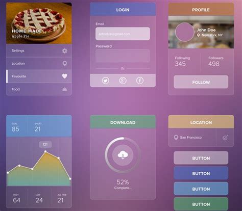 45 free design resources html5 css ui kits and psds