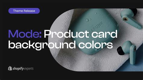 Customize Shopify MODE Theme Product Card BG Color Guide YouTube