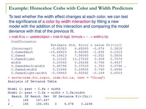 Ppt Logistic Regression Without Interaction Homogeneous Association