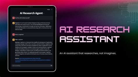Ai Researchautomation Langchain Streamlit Machinelearning Ashan