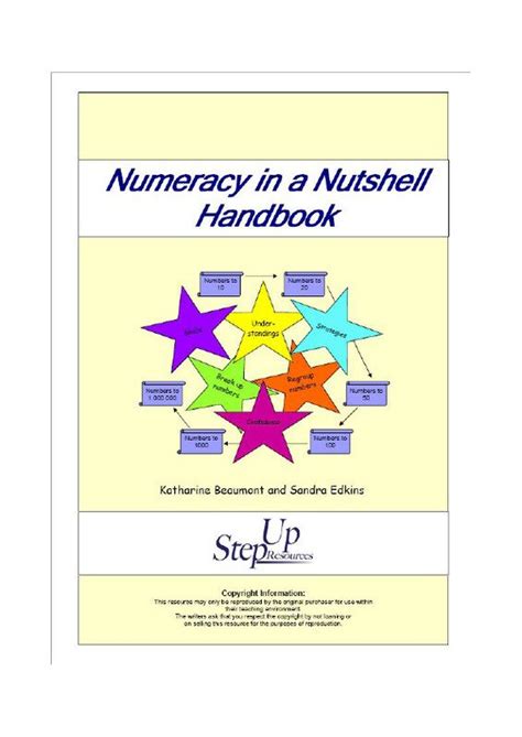 numeracy in a nutshell handbook step up resources