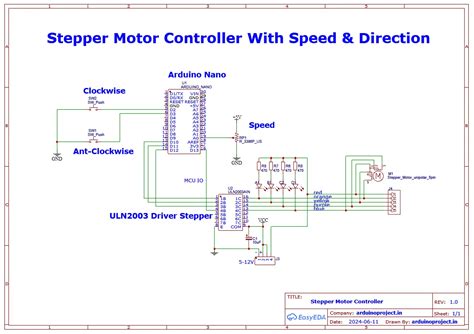 Stepper Motor Controller Using Arduino Projectiot