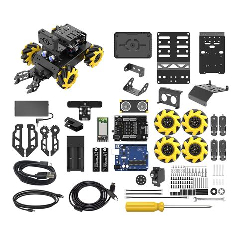 Buy Robot Car For Arduino Uno R3 With Ai Vision Camera Robot Claw Programmable Smart Robot Car