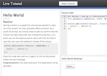Tutorial Qooxdoo Documentation