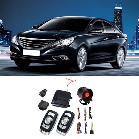 Set Of Car Alarm System Smart Remote Control 12v B Grandado