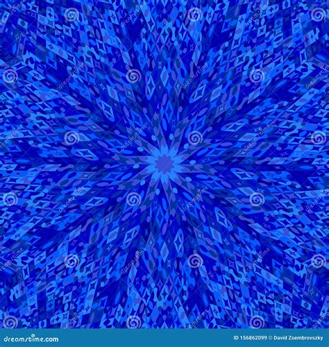 Colorful Hypnotic Geometrical Circular Mosaic Background Design Stock