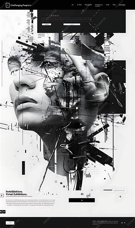 Deconstructivist Museum With Glitch Animations Fragmented La Unique