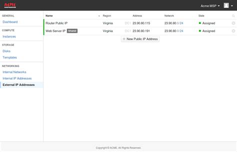 External Networking OrionVM Documentation