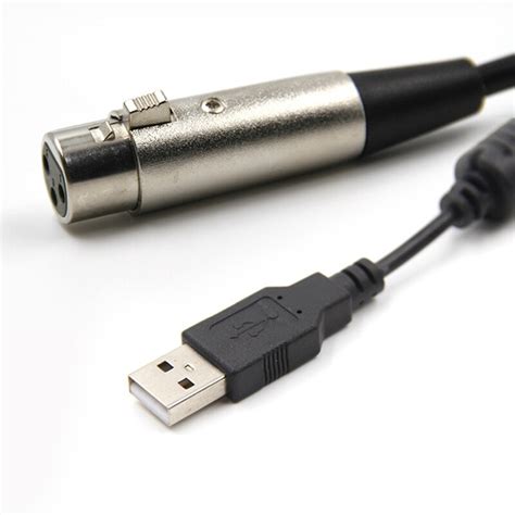 Usb Till Xlr Hona Mikrofon Konverter Adapter Mic L Vicedeal