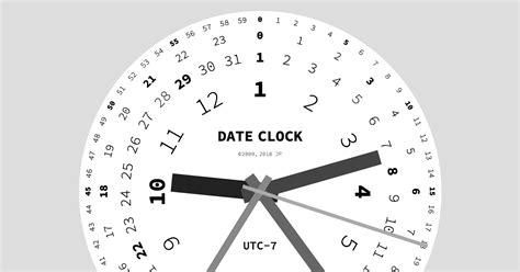 Date Clock Analog Layers Of Date And Time An Holistic Horologe Of Cyclic Progression