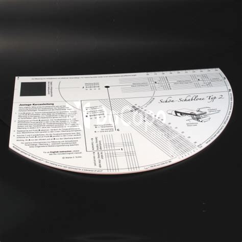 Buy Schön Schablone Typ 2 Alignment Protractor Dacapo Audio Shop