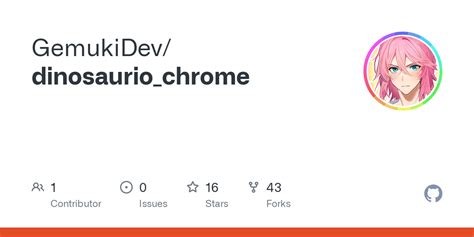 Github Gemukidev Dinosaurio Chrome