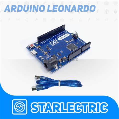 jual leonardo r3 with cable arduino complatible atmega32u4 dengan