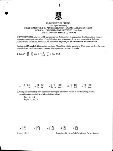 Ugbs 301 Quantitative Methods Pdf Errors And Residuals Statistical Inference Ugbs 301 Quantitative Methods Pdf Errors And Residuals Statistical Inference