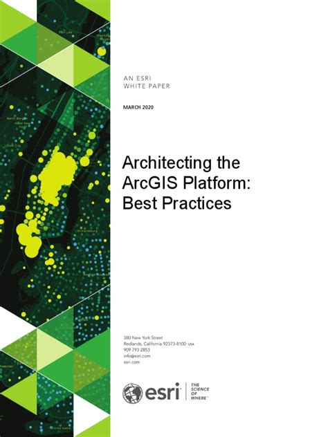 architecting the arcgis platform best practices pdf arc gis