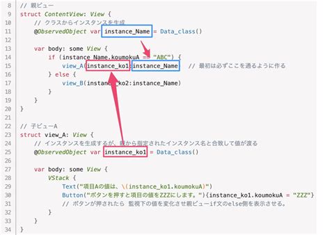 SwiftUI ビューからビューへの引数の渡す場合の書き方 Thanks