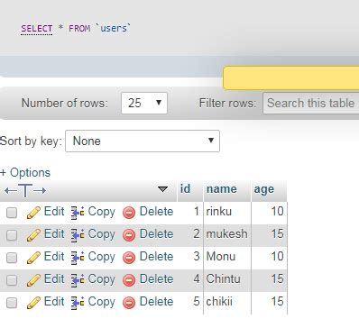 Php How To Select Mysql Results Stack Overflow