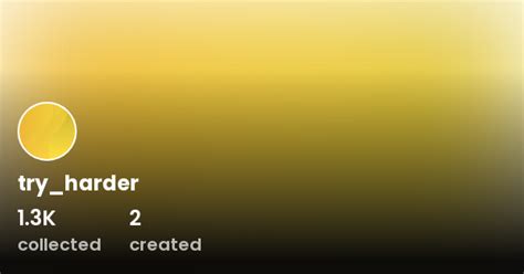 Try Harder Profile Opensea