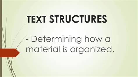PPT TEXT STRUCTURES PowerPoint Presentation Free Download ID 8986577