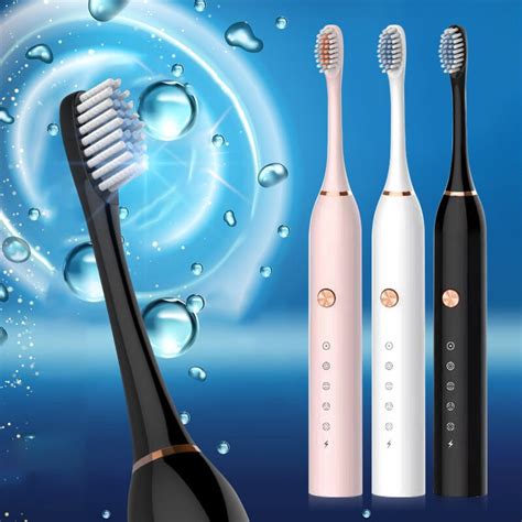 Battery Powered Sonic Electric Toothbrush With 2r Grandado