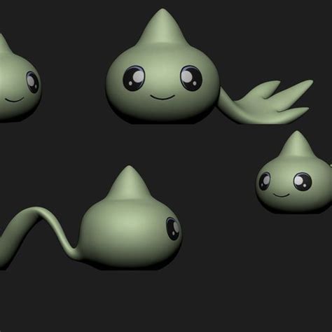 🐉 Digimon Zerimon Evolution Line・ Stl File For ・cults