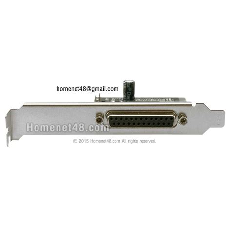 PCI Express to Parallel Serial Port 9 Pins 2 Ports Slot ยาว สน Homenet48