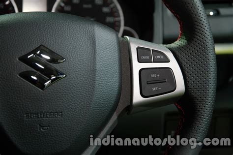 Suzuki Swift Sport Cruise Control Buttons At Auto Expo