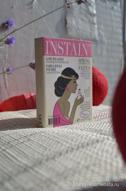 Неоновые стойкие компактные румяна The Balm Instain - Lace | Отзывы ...